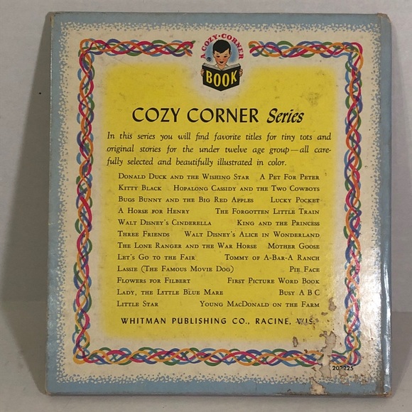 Disney | Other | Vtg Disneys Peter Pan Book Cozy Corner Edition | Poshmark